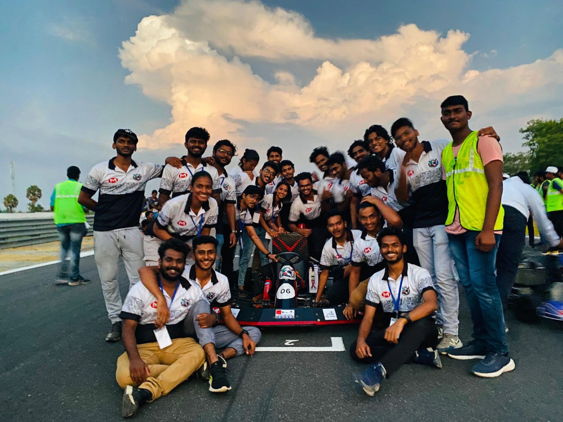 MITS MOTORSPORTS celebrating their win in FKDC Season 7 - FMAE